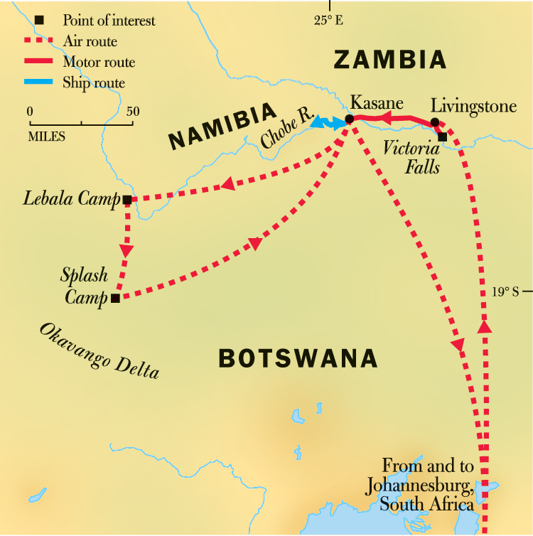 Botswana Geographic Features Blue Green Atlas The Geography Of