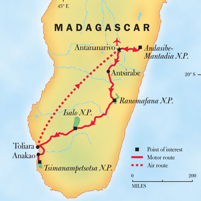 Isalo National Park Map