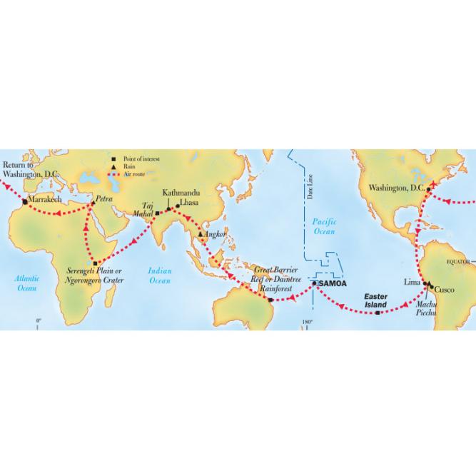 Around the World by Private Jet: Around the World Tours 2018 | National ...