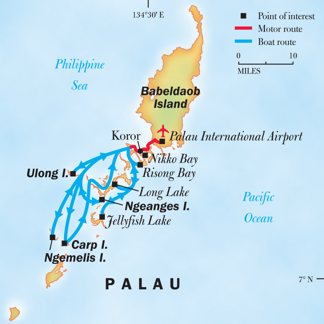 Best Divers Palau Map Diving Sites | Map | Nautilus Diving Center