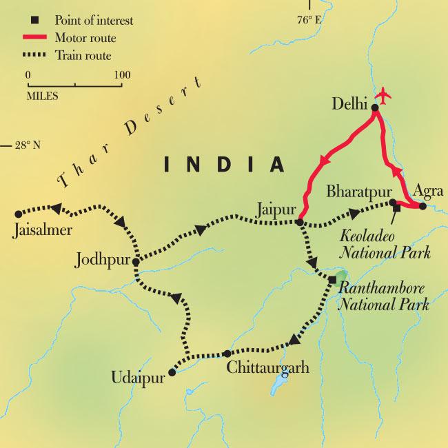 Rajasthan Tourist Map By Train - Infoupdate.org