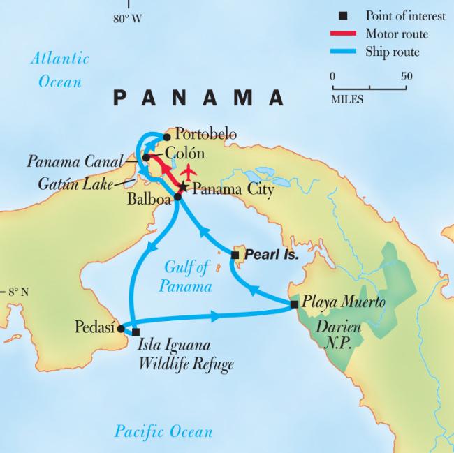 The Panama Canal, Pearl Islands and Darien Jungle: Tropical Wonders and ...