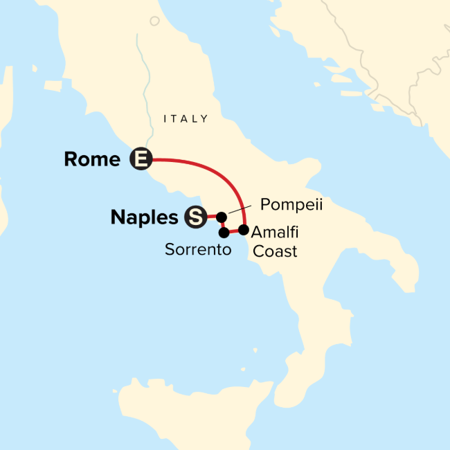 Italy Map With Rome