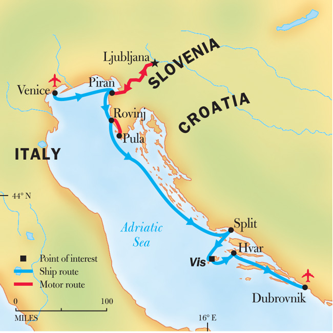 Map Of Europe Adriatic Sea