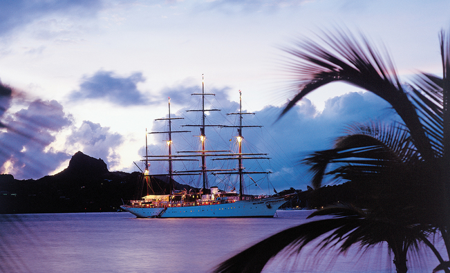 Sailboats In The Caribbean