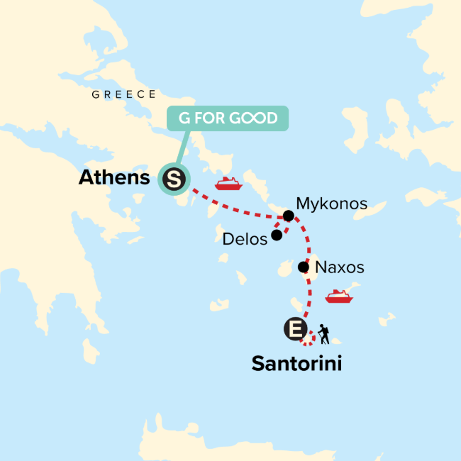 Tourist Map Of Greece In English