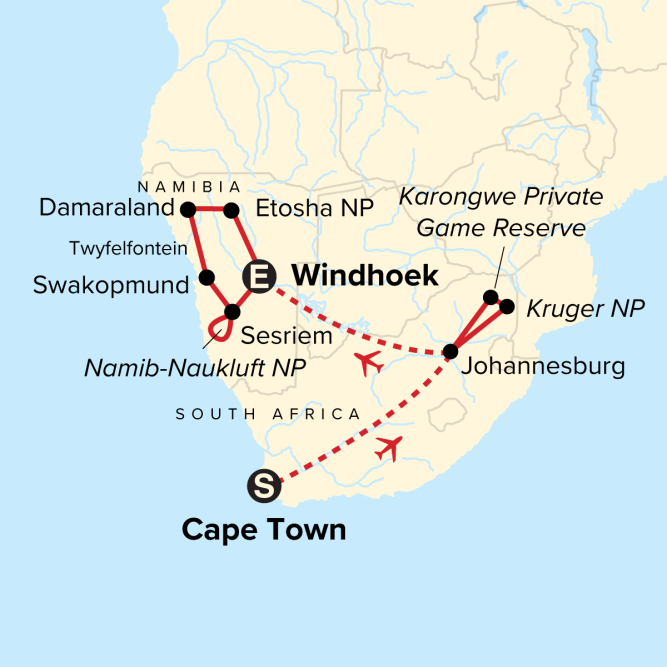 South Africa & Namibia Tours: Cape Town To Namibia Tours | National ...