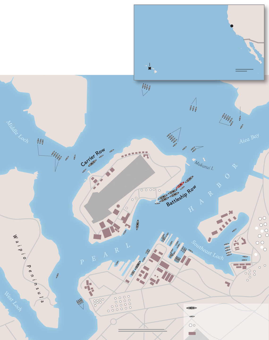 Pearl Harbor Today Map