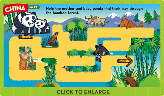 Print and Play a China Maze--National Geographic Little Kids